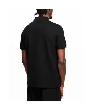 Balmain Classic Solid Color Polo Short Sleeve - Black