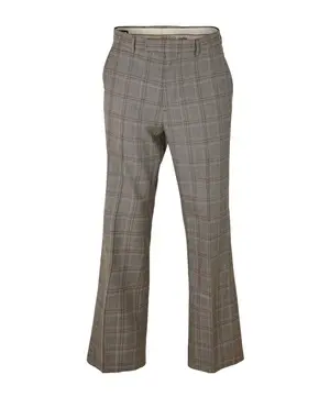 Gucci Plaid Casual Pants - Gray