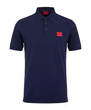 Hugo Boss Logo Short-sleeve Polo Shirt - Black