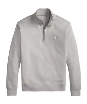 Polo Ralph Lauren Quarter Zip-Up Hoodie Gray