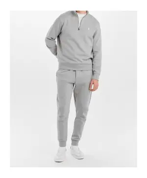 Polo Ralph Lauren Quarter Zip-up Hoodie - Gray