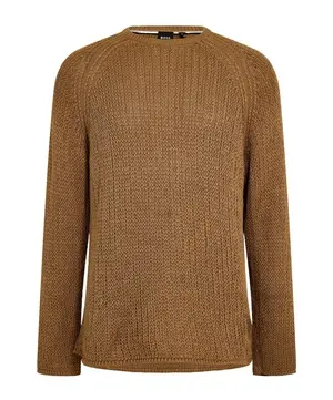 Hugo Boss Knitted Top - Brown