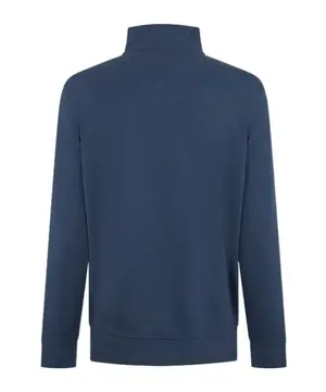 Barbour Long-sleeved Stand-up Collar Sweatshirt - Navy