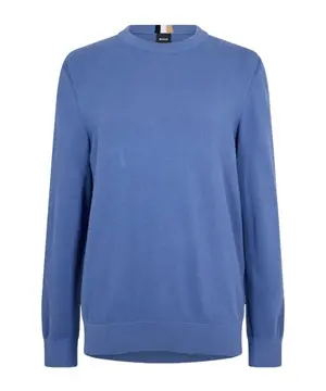 Hugo Boss Ecaio-p Knitted Jumper - Blue