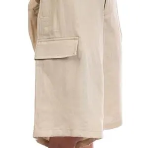 Off-White Beige Cargo Shorts