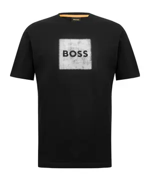 Hugo Boss Logo Crew-neck T-shirt - Black