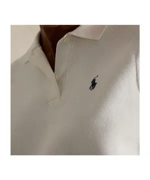 Polo Ralph Lauren Sleeveless Collared Cropped Polo Shirt