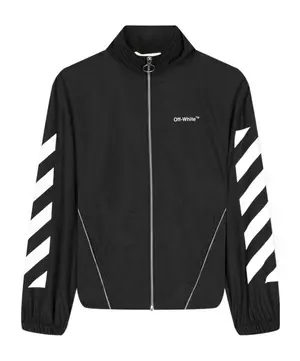 Off-White Helvetica Diagonal Track Top