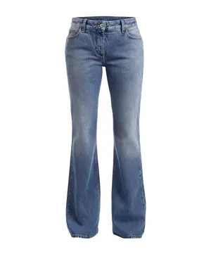 Off-White Slim-fit Flared Jeans - Blue