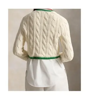 Polo Ralph Lauren Color-blocked Knit Cardigan