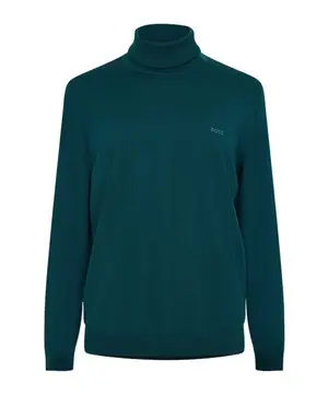 Hugo Boss Baldebert E Turtle Neck Jumper - Green