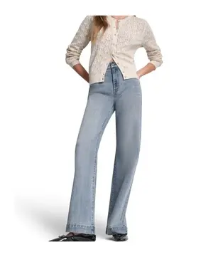 Dkny High-waisted Flare Jeans