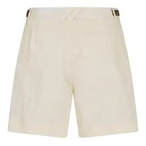 Burberry Tailored Pleated Shorts With Signature Print Belt