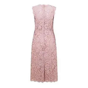 Dolce & Gabbana Floral Lace Midi Dress