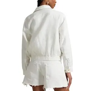 Polo Ralph Lauren Logo Embroidered Relaxed Fit Zip-up Windbreaker