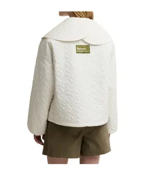 Barbour Quilted Jacket With Embroidered Detail