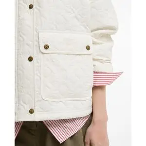 Barbour Quilted Jacket With Embroidered Detail