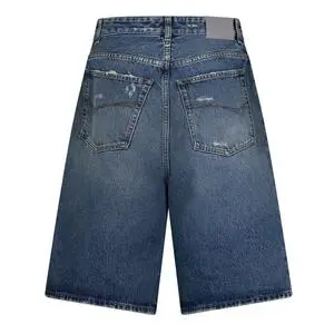 Balenciaga Retro-style Denim Shorts - Blue