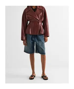 Balenciaga Retro-style Denim Shorts - Blue