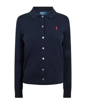 Polo Ralph Lauren Collared Knit Cardigan