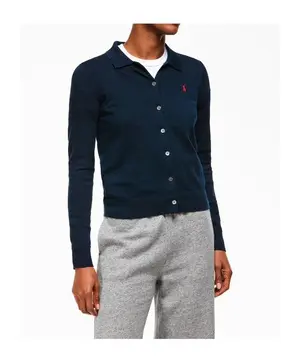 Polo Ralph Lauren Collared Knit Cardigan