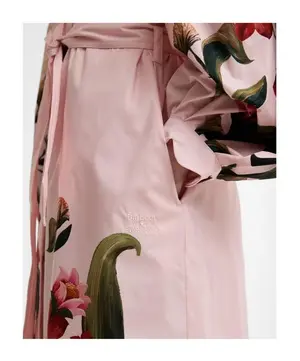 Barbour Floral Print Trench Coat