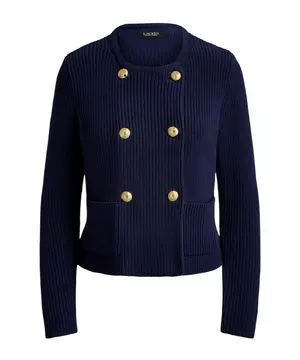 RALPH LAUREN Ralph Lauren Double-Breasted Knitted Cardigan