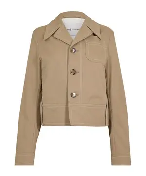 AMI Buttoned Hybrid Jacket