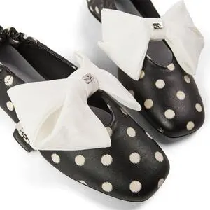 GANNI Printed Ballet Shoes