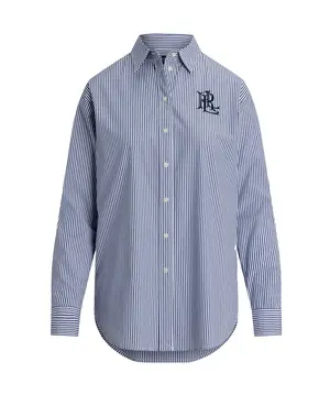 Ralph Lauren Long Sleeve Plain Shirt - Blue