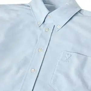 AMI Paris Striped Long-sleeve Shirt