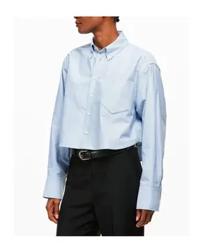 AMI Paris Striped Long-sleeve Shirt