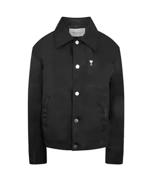 AMI Paris Shirt Jacket - Black