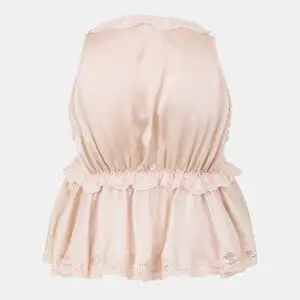 Chloé Silk Short Sleeve Blouse