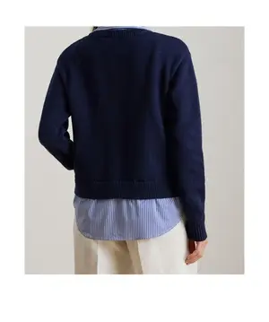 Ralph Lauren Faux Two-piece Knitwear