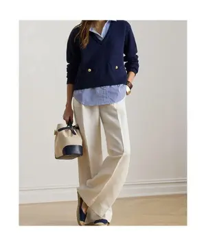 Ralph Lauren Faux Two-piece Knitwear