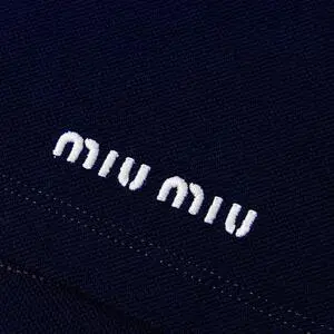 Miu Miu Fleece Relaxed Fit Shorts