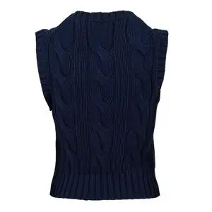 Polo Ralph Lauren Navy Cable-knit Vest