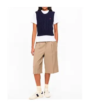 Polo Ralph Lauren Navy Cable-knit Vest