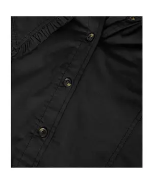 GANNI Short Sleeve Peter Pan Collar Blouse