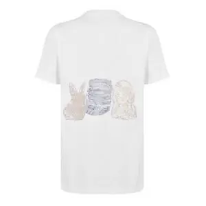 GANNI Graphic Print Crewneck T-shirt