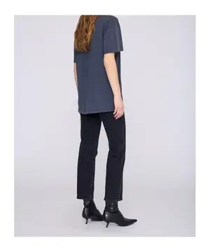 ANINE BING Graphic Print T-shirt - Black
