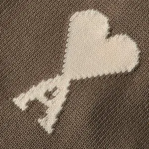 AMI Paris Crew Neck Jumper With Logo Detail