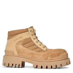 Balenciaga Lace-up Hiking Boots With Chunky Sole