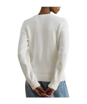 Ralph Lauren Crew Neck Jumper With Dog Motif
