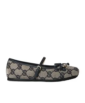 Gucci Ballerina Flats With Horsebit Detail