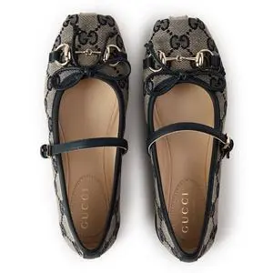 Gucci Ballerina Flats With Horsebit Detail