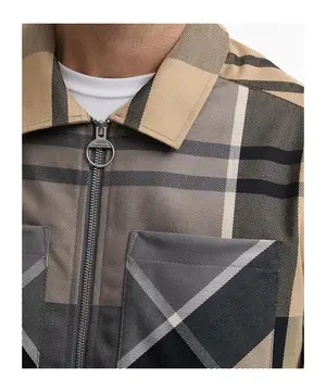 Barbour Plaid Zip-up Jacket