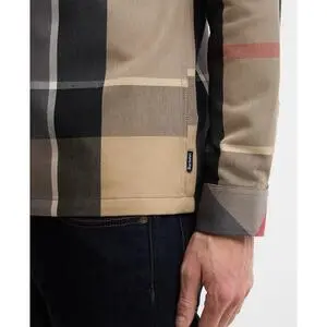 Barbour Plaid Zip-up Jacket