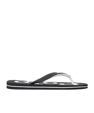 Polo Ralph Lauren Printed Flip Flops - Black